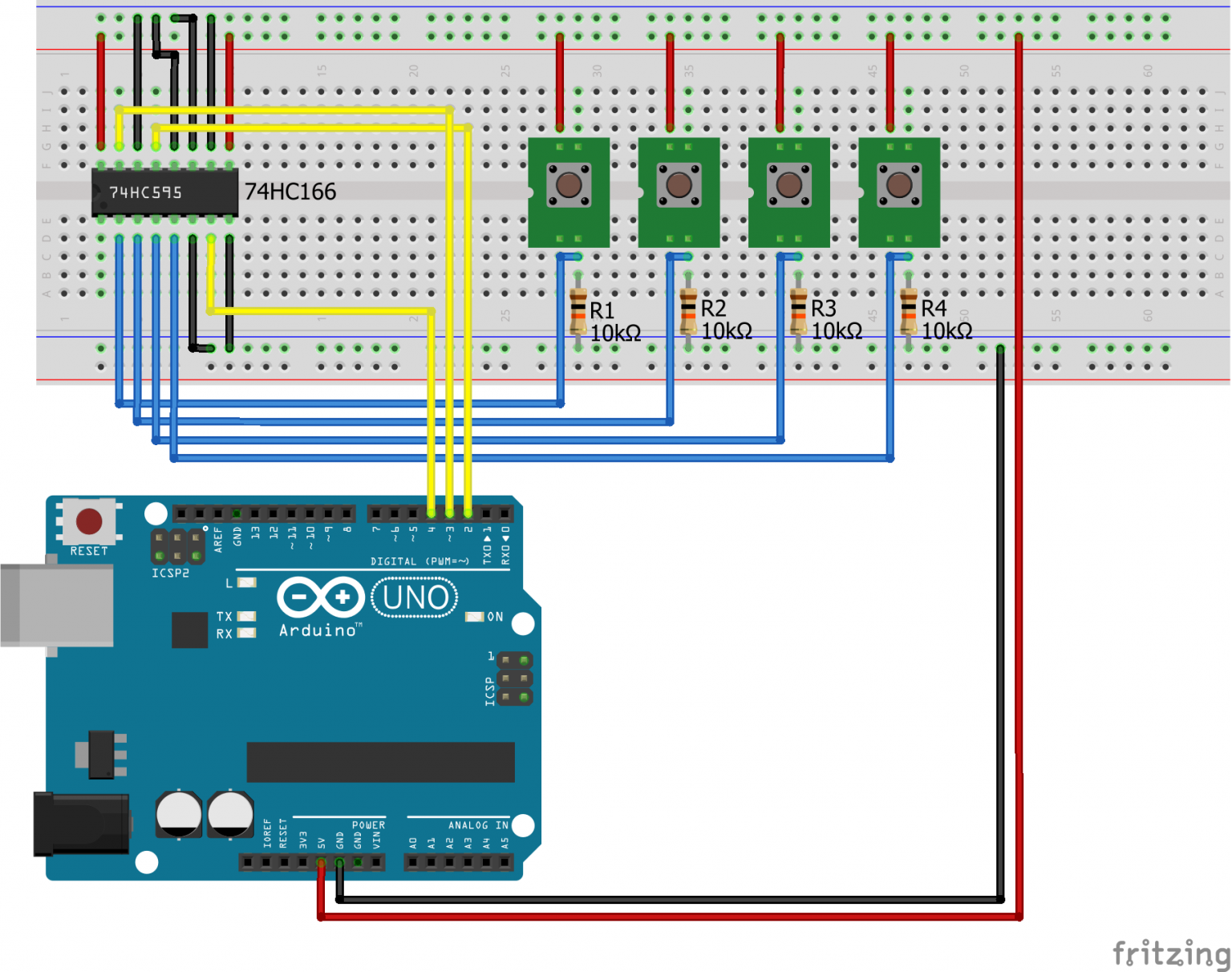 Shift Register Tutorial for Arduino, ESP8266 and ESP32 - DIYI0T