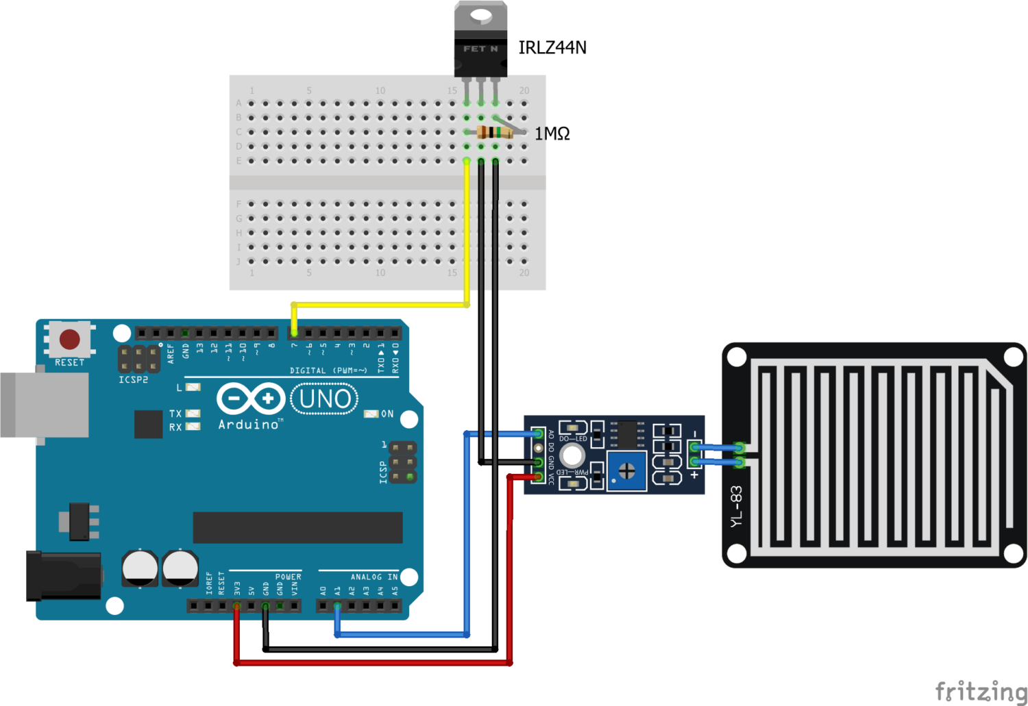 Rain Sensor Tutorial for Arduino, ESP8266 and ESP32 - DIYI0T