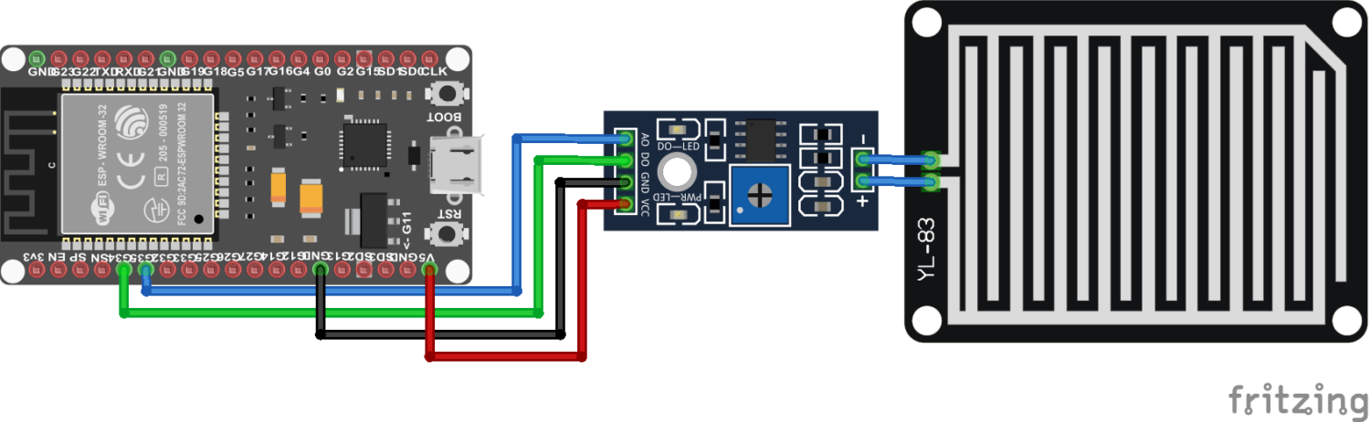Rain Sensor Tutorial for Arduino, ESP8266 and ESP32 - DIYI0T