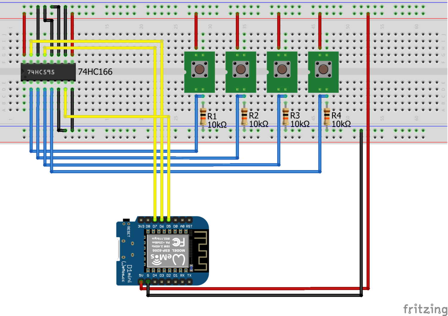 Shift Register Tutorial for Arduino, ESP8266 and ESP32 - DIYI0T