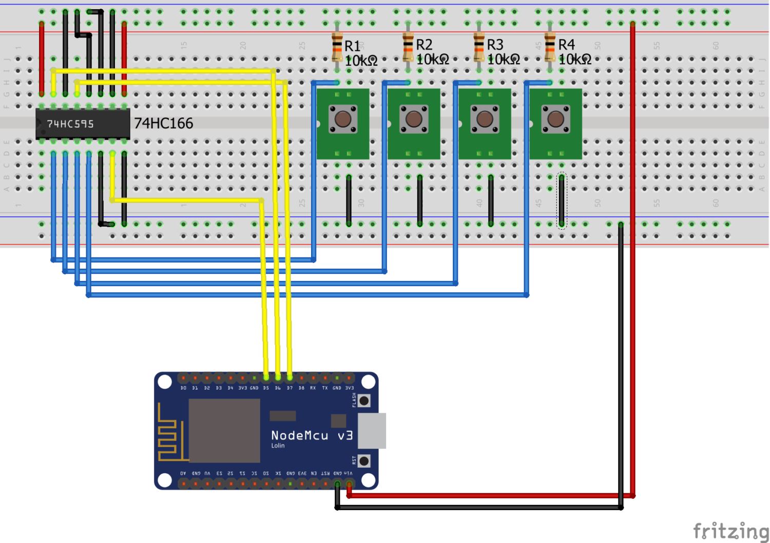 Shift Register Tutorial for Arduino, ESP8266 and ESP32 - DIYI0T Shift Register Tutorial for Arduino, ESP8266 and ESP32 - DIYI0T