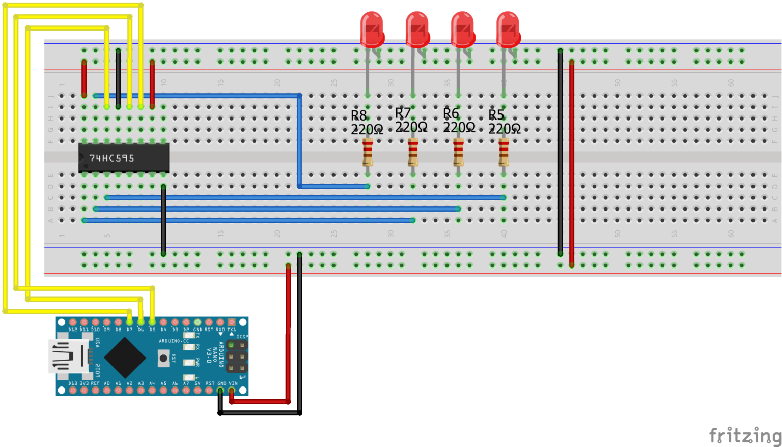 Shift Register Tutorial for Arduino, ESP8266 and ESP32 - DIYI0T