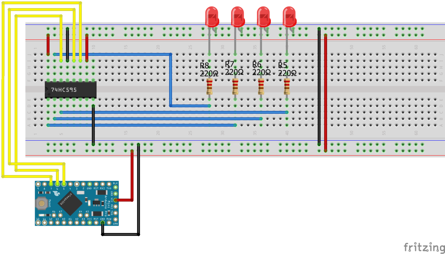 Shift Register Tutorial For Arduino Esp8266 And Esp32 Diyi0t 6649