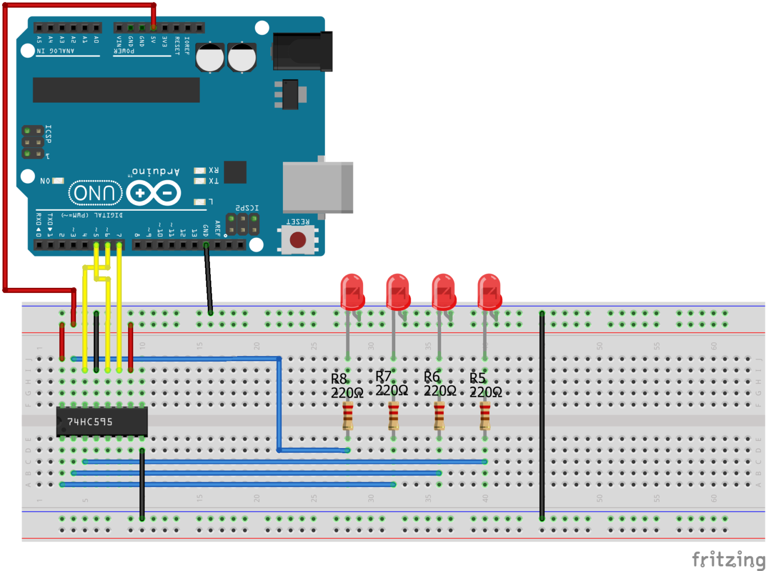 Shift Register Tutorial for Arduino, ESP8266 and ESP32 - DIYI0T